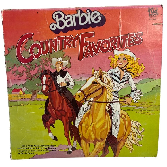 Barbie | Art | Vintage Barbie Country Favorites 981 Vinyl Record Kid ...